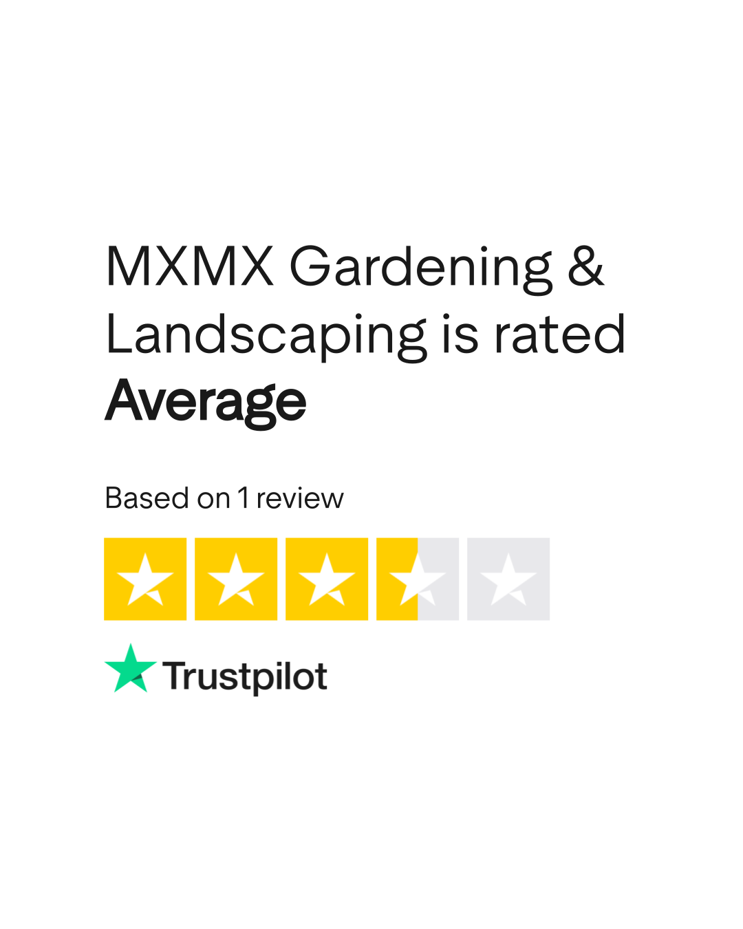 MXMX Gardening & Landscaping Reviews | Read Customer Service Reviews of ...