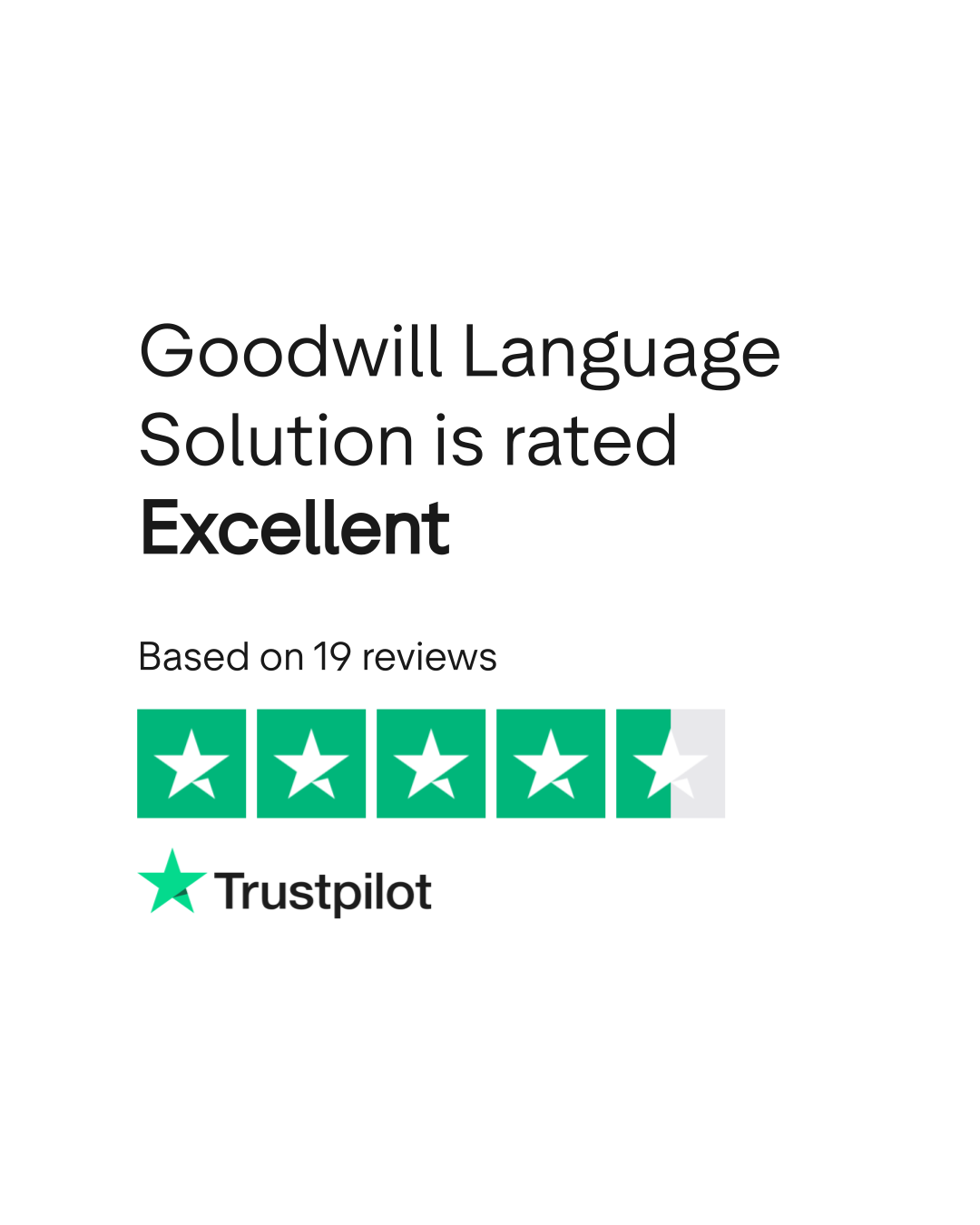 Goodwill Language Solution Reviews | Read Customer Service Reviews of goodwilllanguage.com
