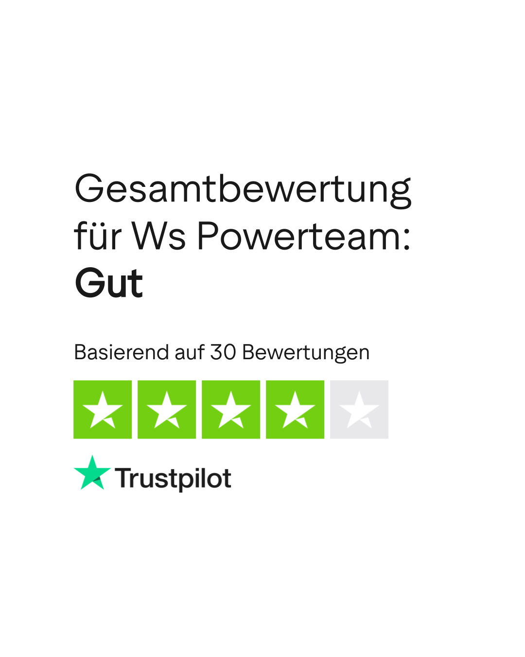 Bewertungen zu Ws Powerteam | Lesen Sie Kundenbewertungen zu www.ws-powerteam.de