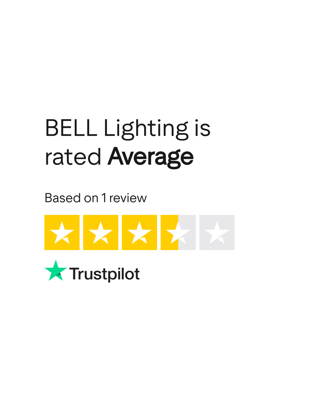 BELL Lighting Reviews | Read Customer Service Reviews of belllighting.co.uk