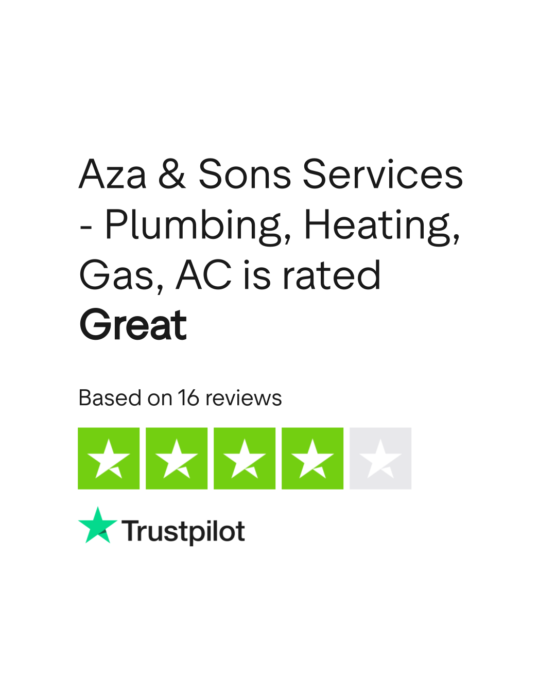 Aza & Sons Services - Plumbing, Heating, Gas, AC Reviews | Read Customer Service Reviews of ...