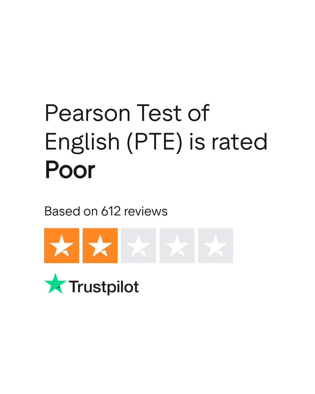 Pearson Test of English (PTE) Reviews | Read Customer Service Reviews ...