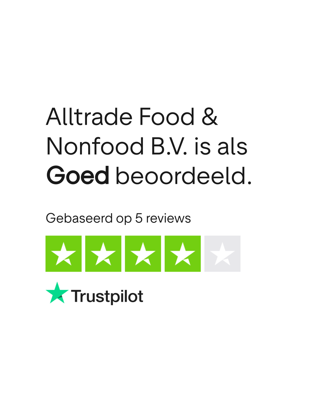Alltrade Food & Nonfood B.V. reviews | Bekijk consumentenreviews over ...