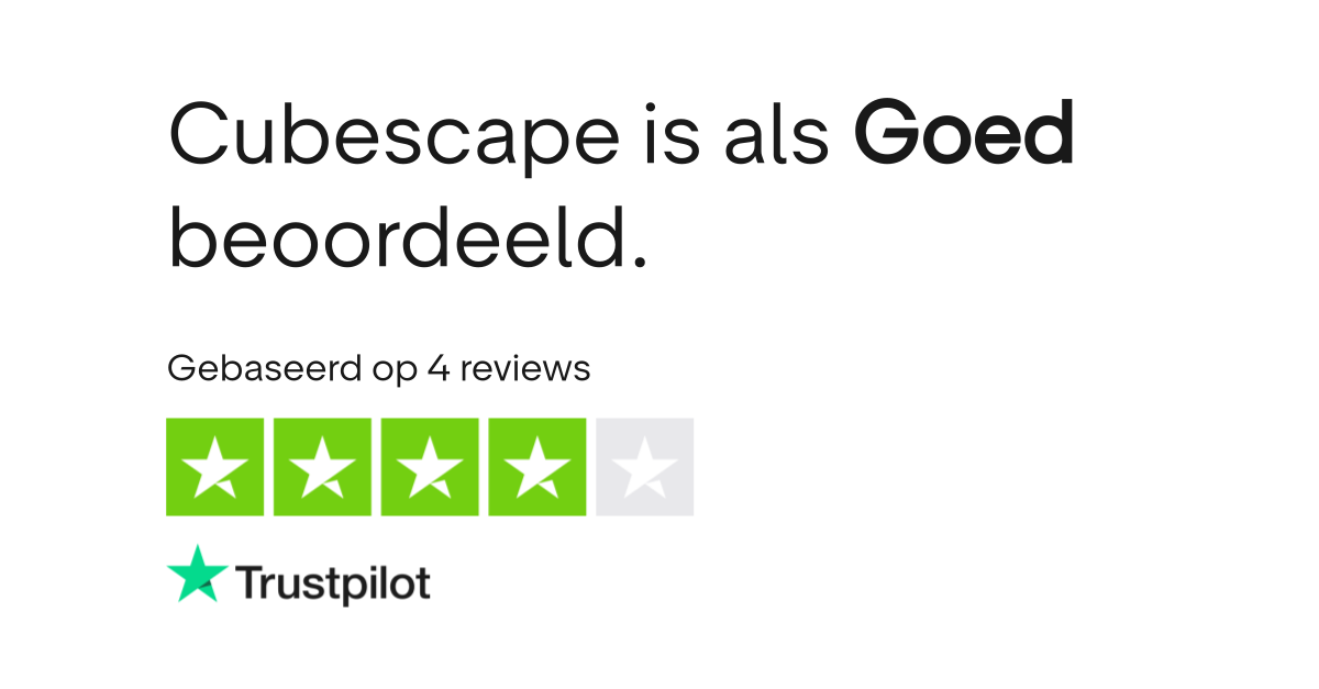 Cubescape reviews | Bekijk consumentenreviews over cubescape.be
