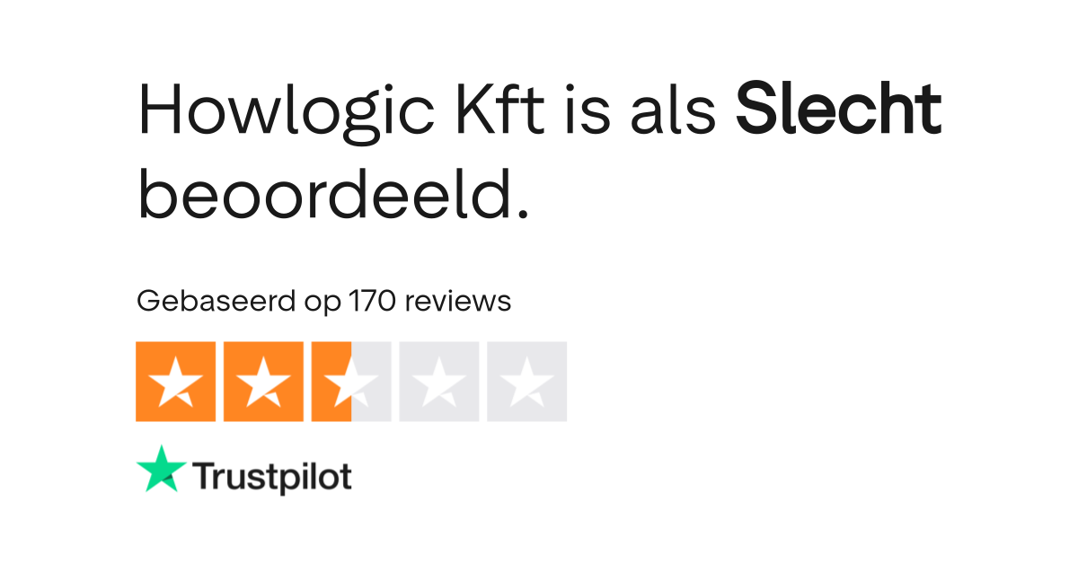 Howlogic Kft reviews | Bekijk consumentenreviews over howlogicltd.com