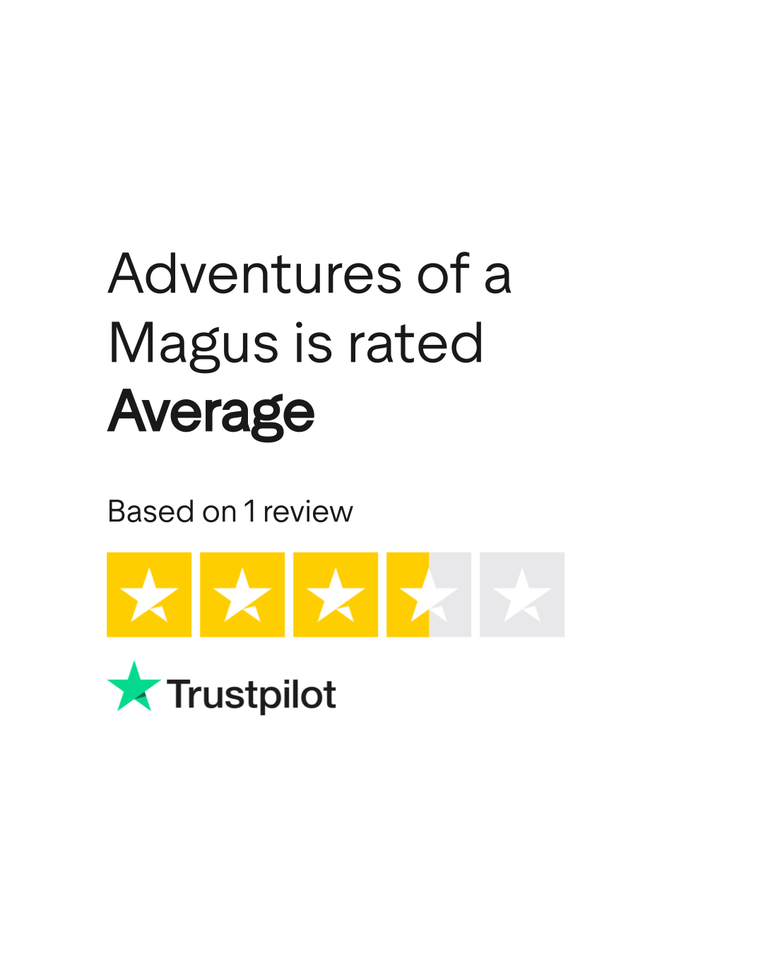 Adventures of a Magus Reviews | Read Customer Service Reviews of ...