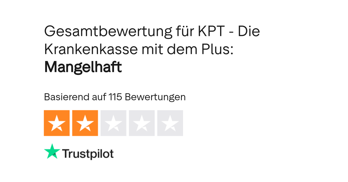 Bewertungen zu KPT - Die Krankenkasse mit dem Plus | Lesen Sie ...
