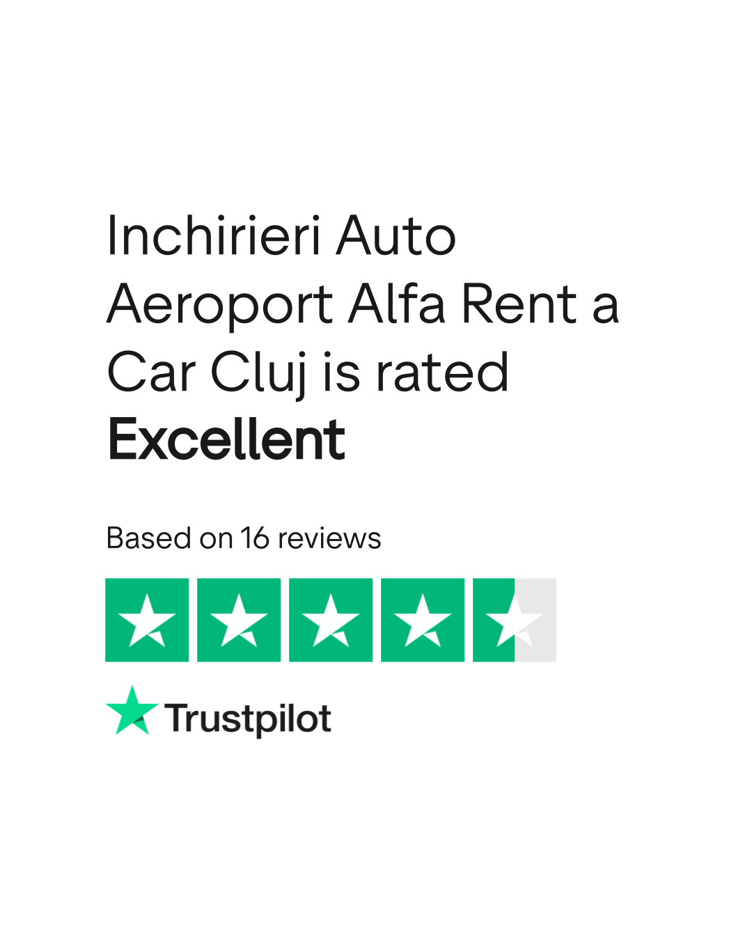 Inchirieri Auto Aeroport Alfa Rent a Car Cluj Reviews | Read Customer ...