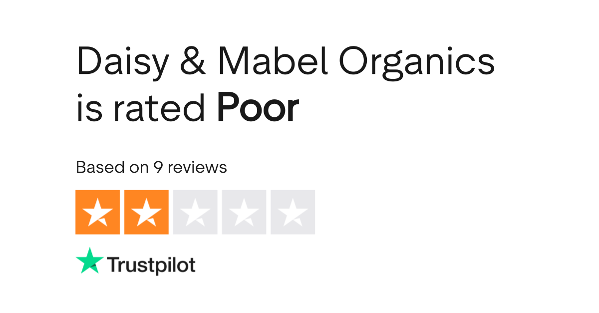 Daisy & Mabel Organics Reviews | Read Customer Service Reviews of ...