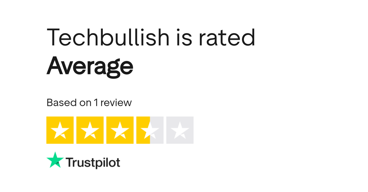 Techbullish Reviews | Read Customer Service Reviews of techbullish.com