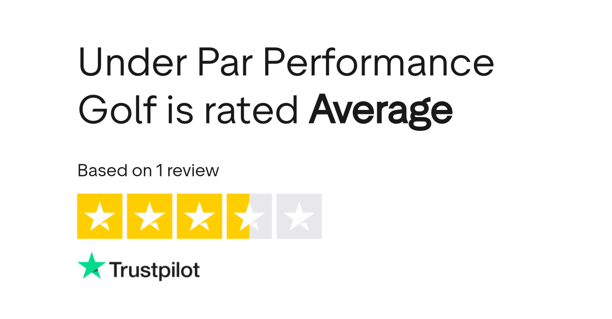 Under Par Performance Golf Reviews | Read Customer Service Reviews of ...
