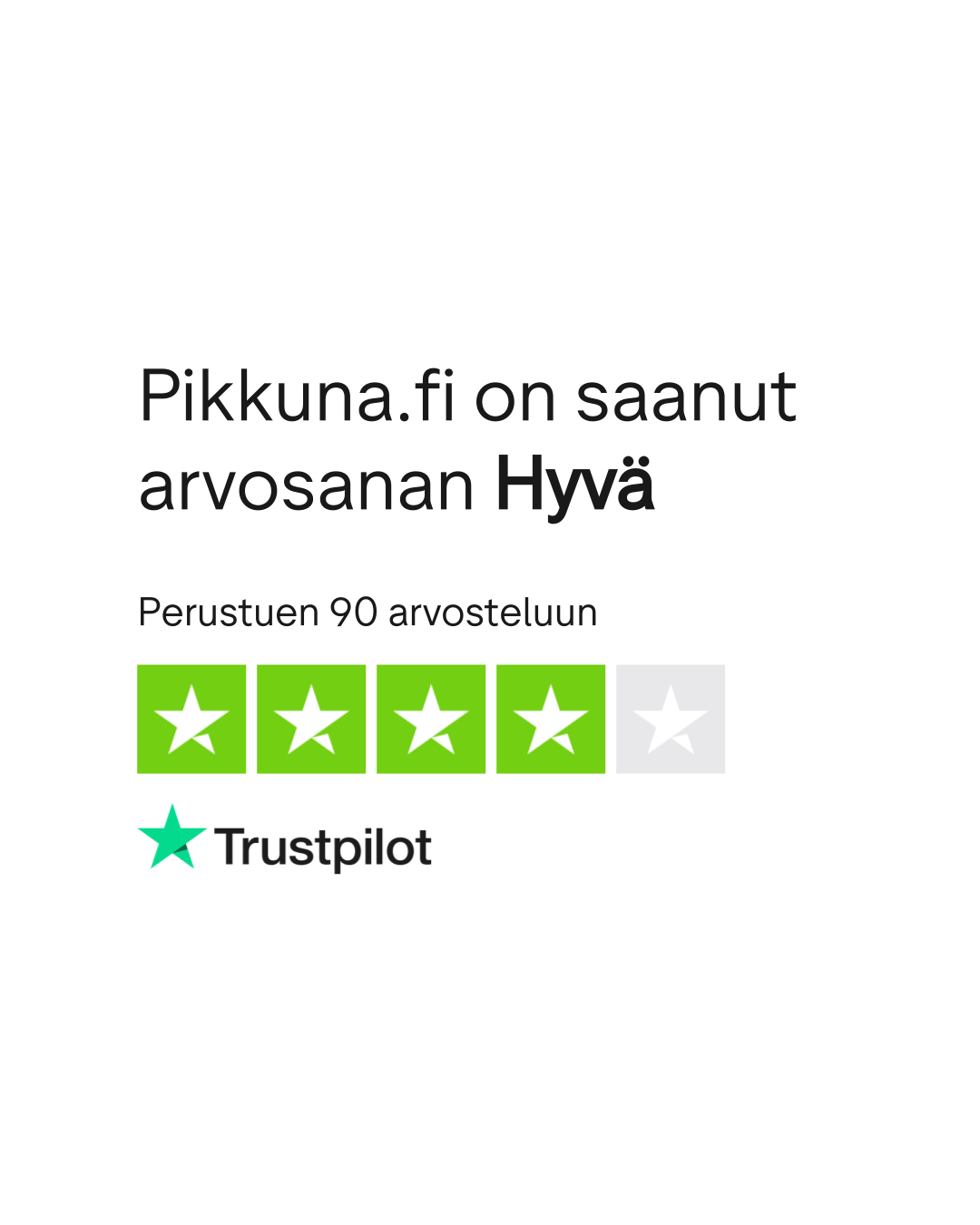Arvostelut Pikkuna.fi | Lue asiakkaiden arvosteluja yrityksestä pikkuna.fi