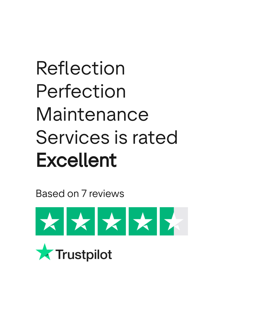 Reflection Perfection Maintenance Services Reviews | Read Customer ...
