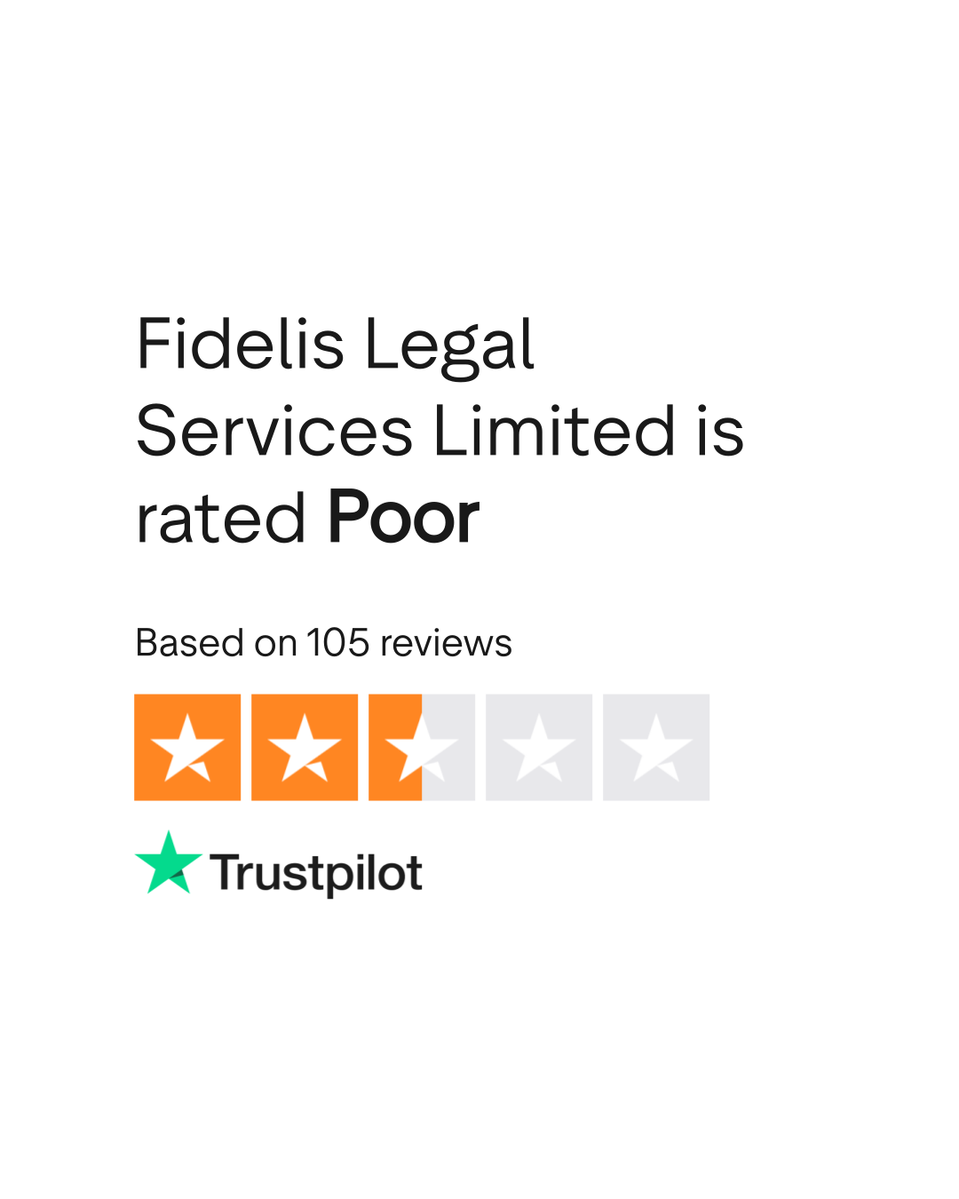 Fidelis Legal Services Limited Reviews | Read Customer Service Reviews ...