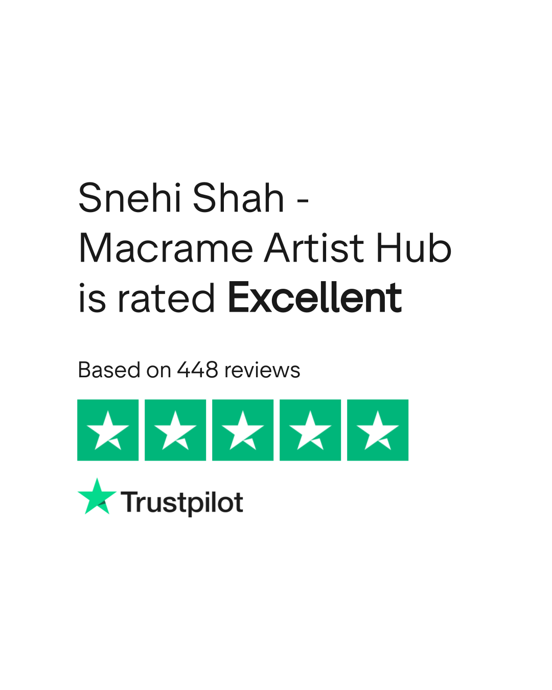 Snehi Shah - Macrame Artist Hub Reviews | Read Customer Service Reviews ...