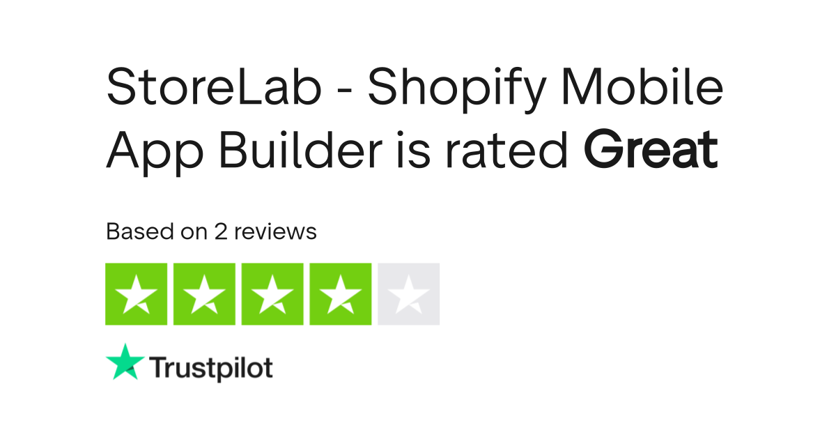 StoreLab - Shopify Mobile App Builder Reviews | Read Customer Service Reviews of storelab.app