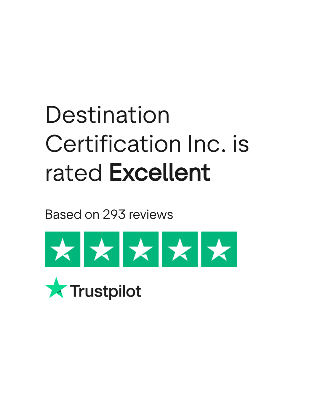 Destination Certification Inc. Reviews | Read Customer Service Reviews ...