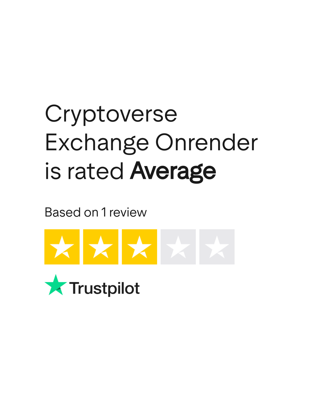 Cryptoverse Exchange Onrender Reviews | Read Customer Service Reviews ...