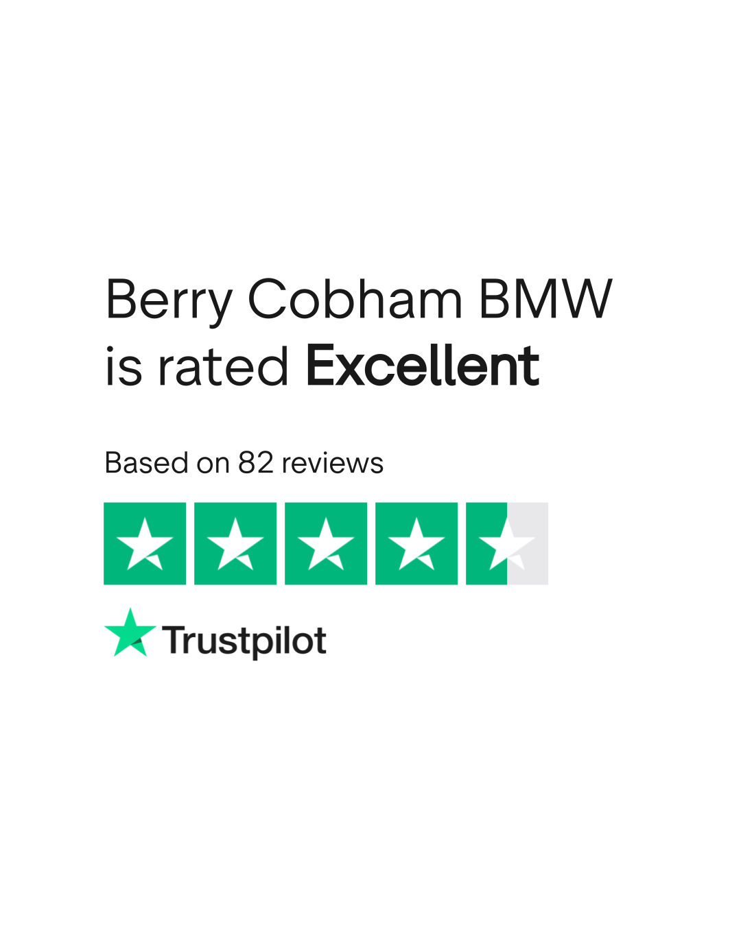 Berry Cobham BMW Reviews | Read Customer Service Reviews of www ...