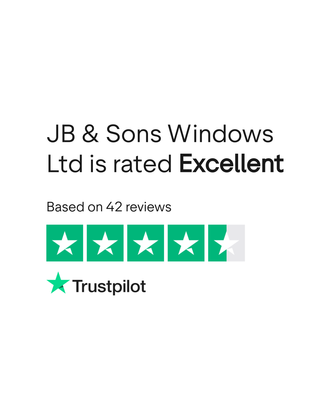 JB & Sons Windows Ltd Reviews | Read Customer Service Reviews of jbandsons.co.uk
