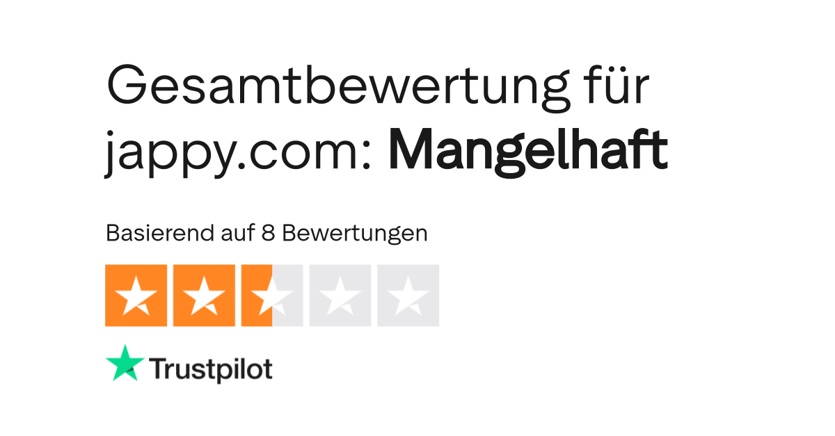 Bewertungen zu jappy.com | Lesen Sie Kundenbewertungen zu www.jappy.com