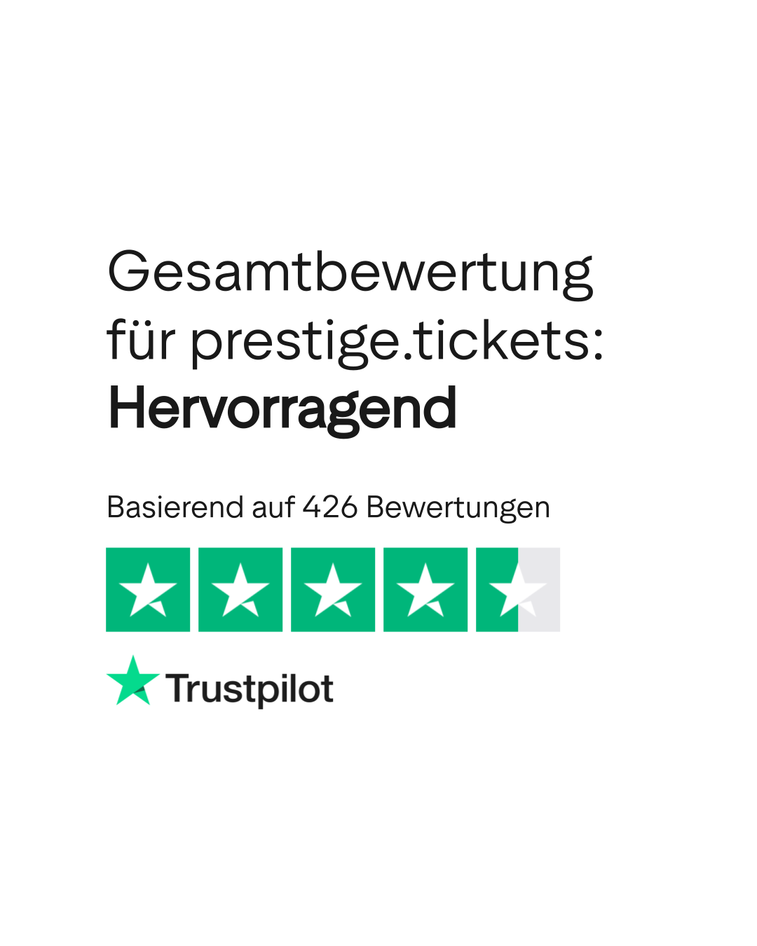 Bewertungen zu prestige.tickets | Lesen Sie Kundenbewertungen zu www ...