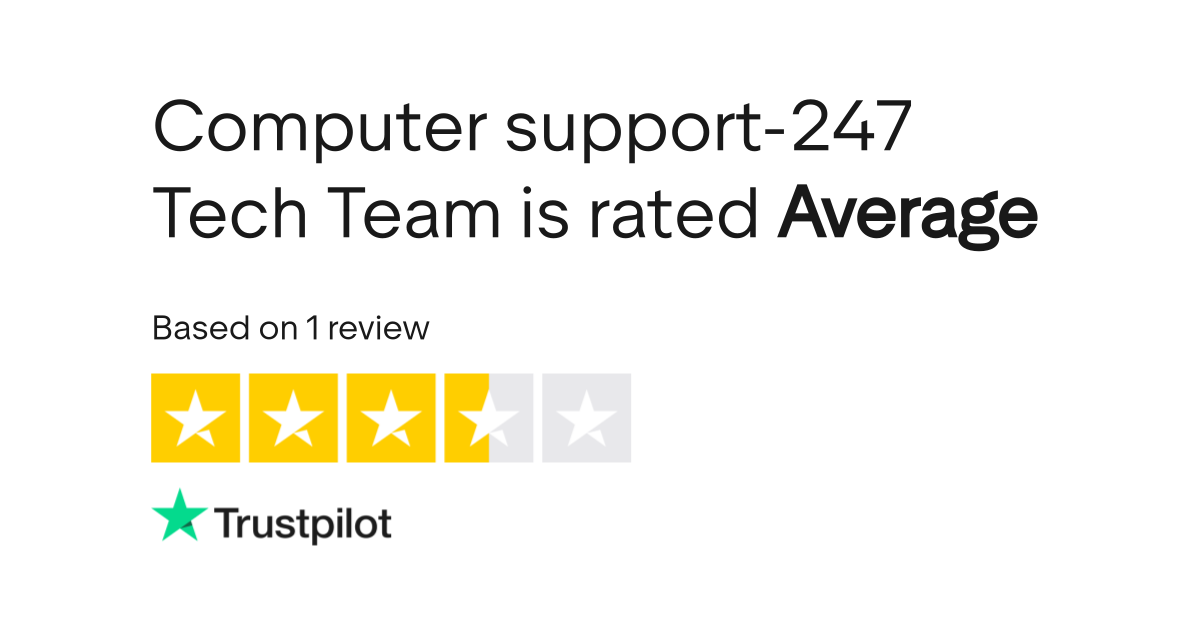 Computer support-247 Tech Team Reviews | Read Customer Service Reviews ...