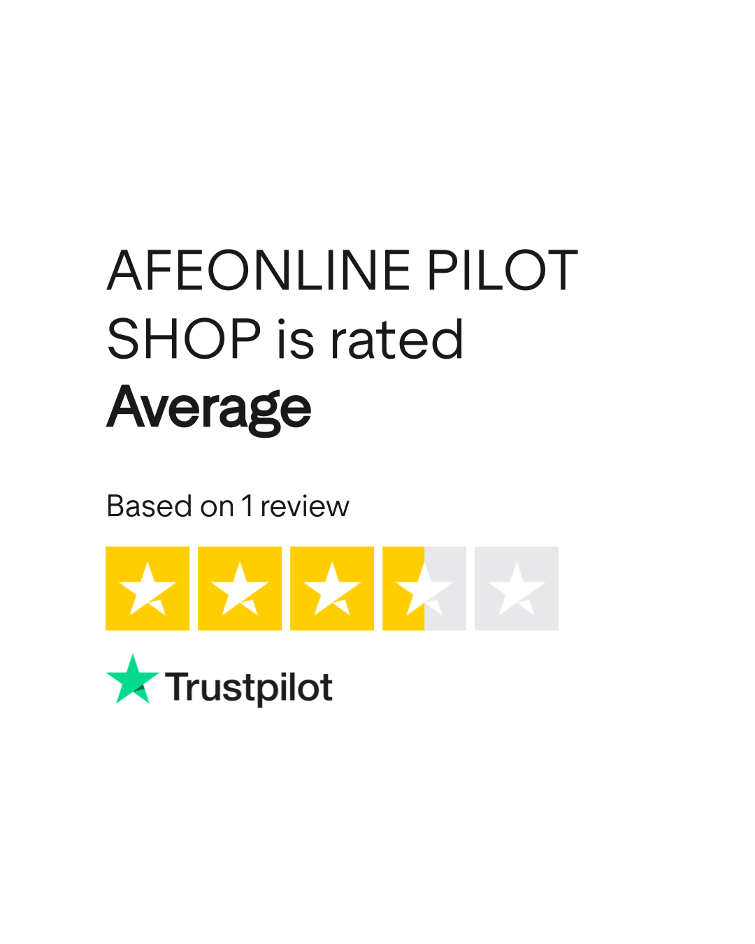 AFEONLINE PILOT SHOP Reviews | Read Customer Service Reviews of www ...