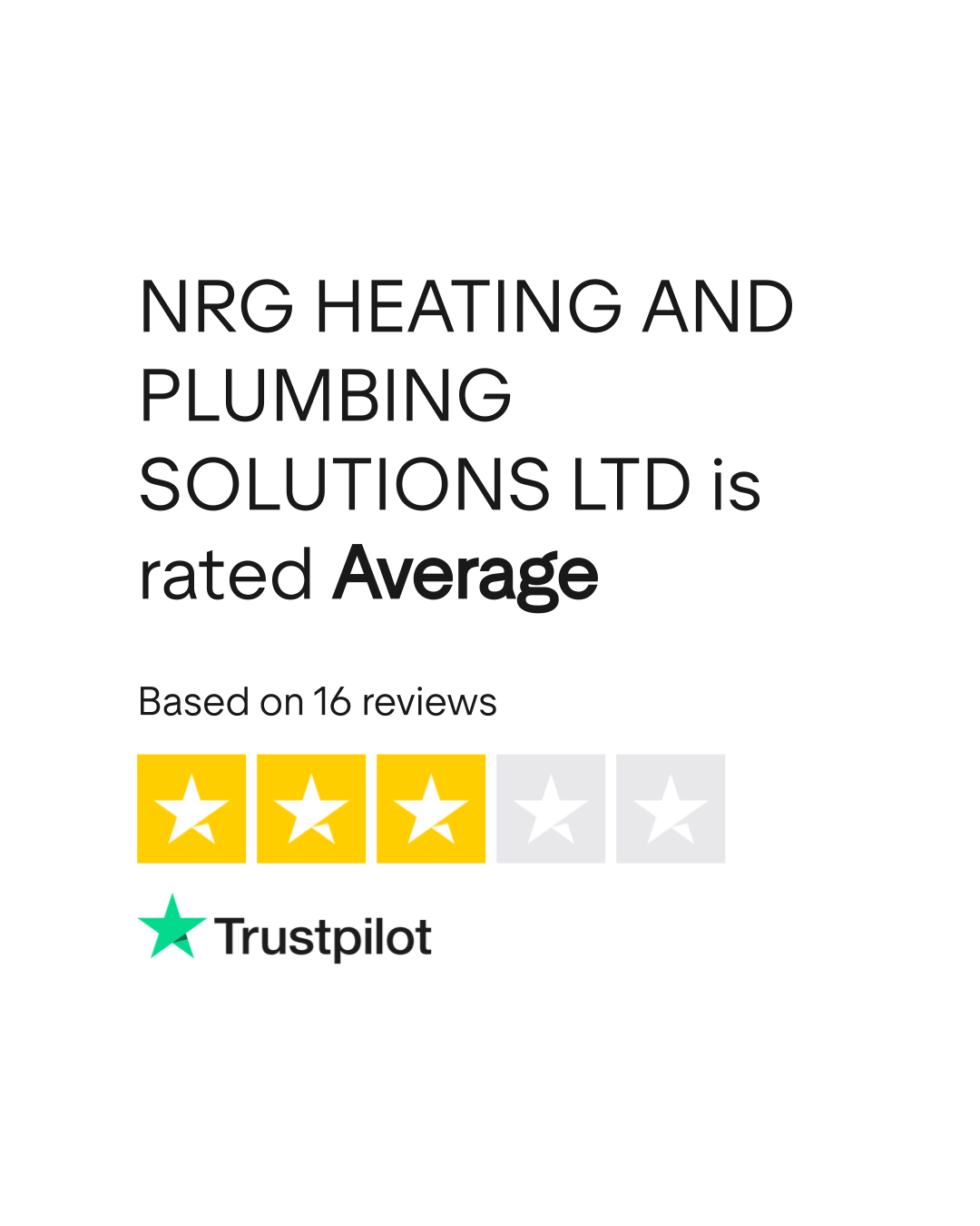 NRG HEATING AND PLUMBING SOLUTIONS LTD Reviews | Read Customer Service ...