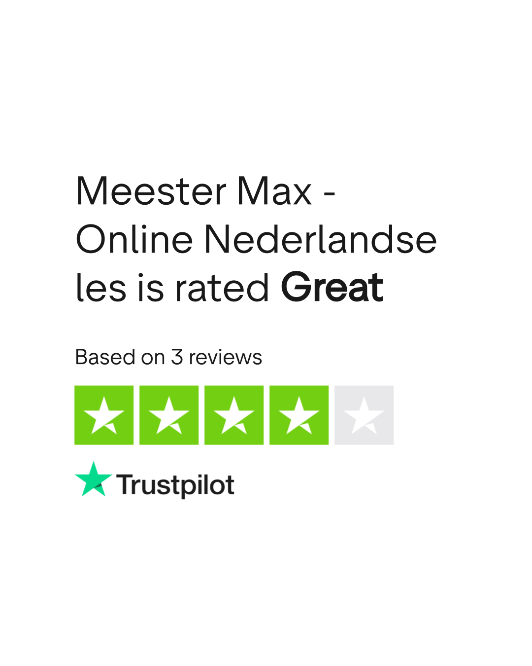 Meester Max - Online Nederlandse les Reviews | Read Customer Service ...
