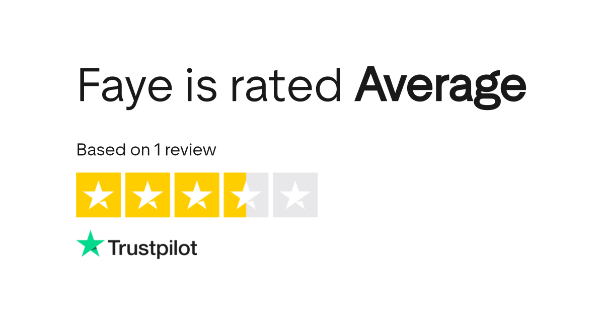 Faye Reviews | Read Customer Service Reviews of faye.io