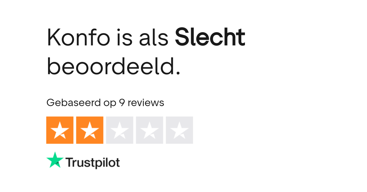 Konfo reviews | Bekijk consumentenreviews over konfo.nl
