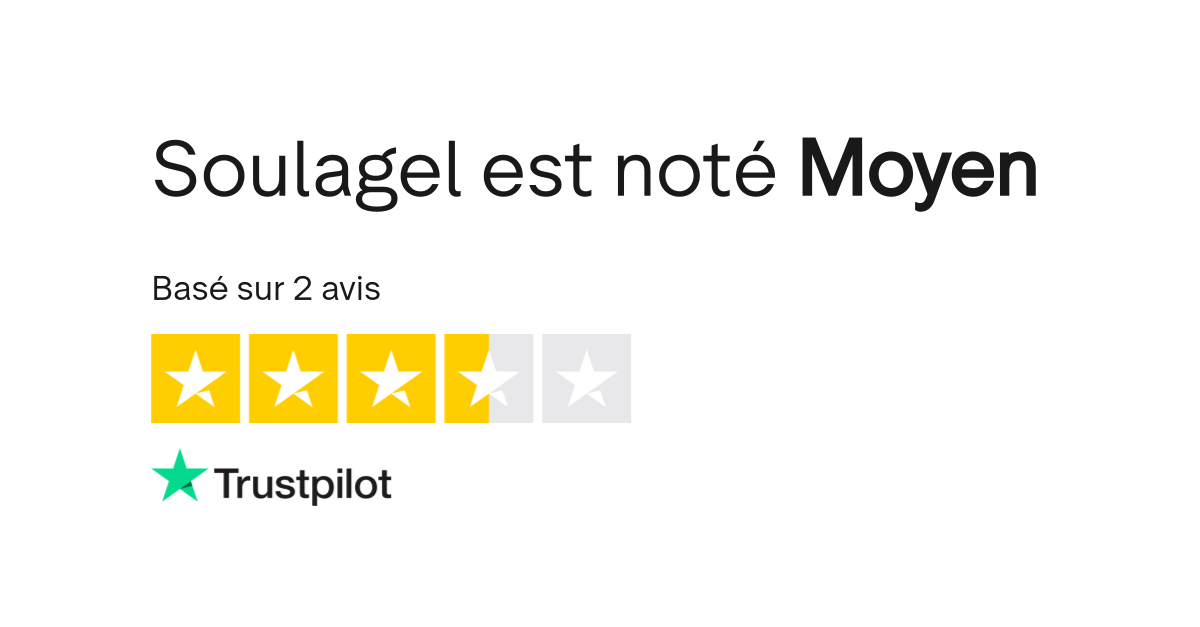 Avis de Soulagel | Lisez les avis marchands de soulagel.com