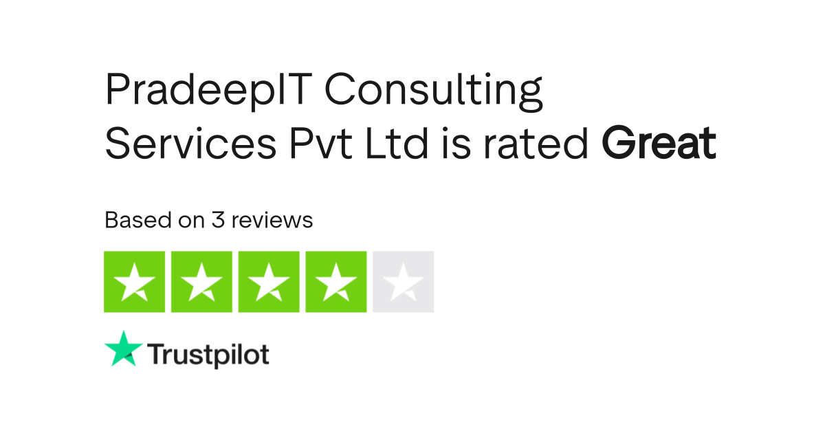 PradeepIT Consulting Services Pvt Ltd Reviews | Read Customer Service ...