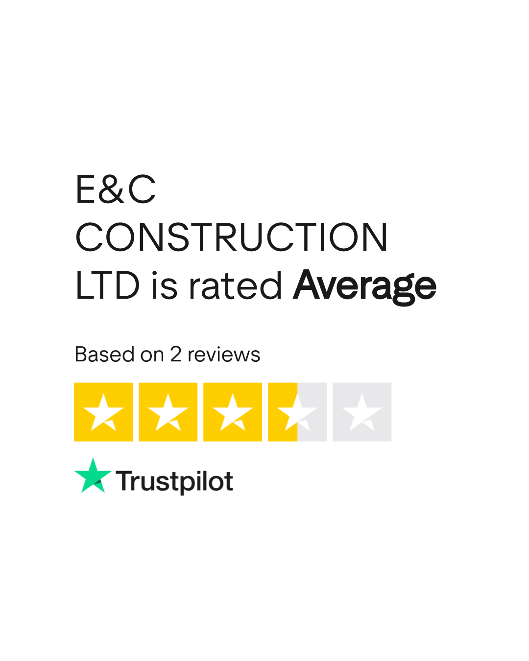 E&C CONSTRUCTION LTD Reviews | Read Customer Service Reviews of ec-construction.co.uk