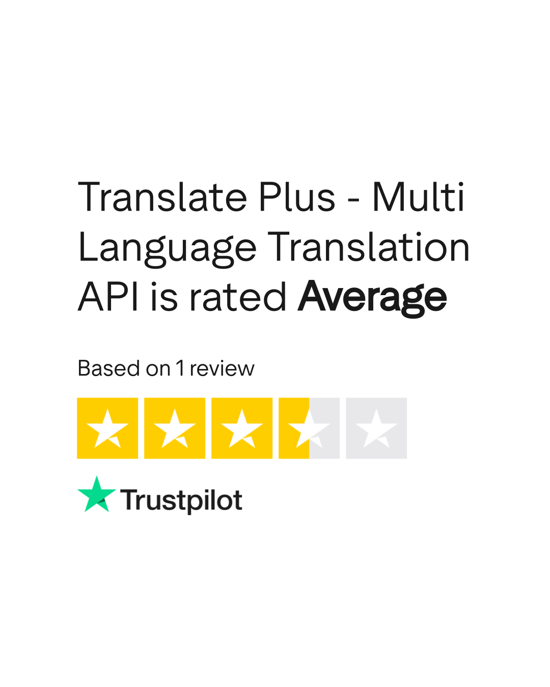 Translate Plus - Multi Language Translation API Reviews | Read Customer Service Reviews of ...