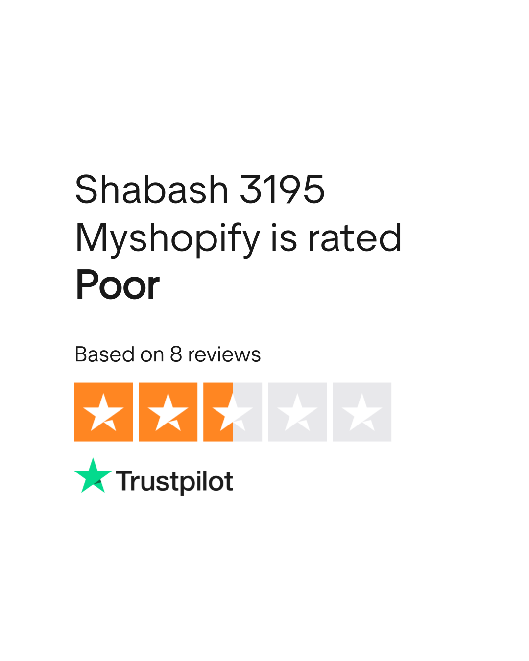 Shabash 3195 Myshopify Reviews | Read Customer Service Reviews of ...