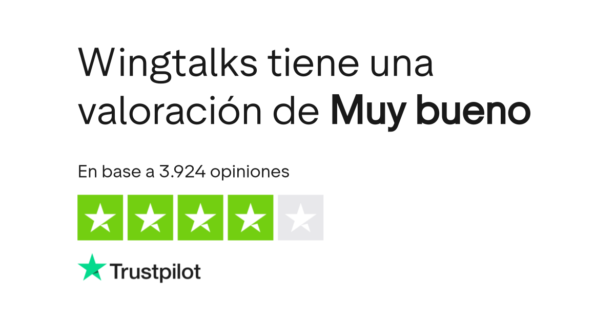 Opiniones sobre Wingtalks | Lee las opiniones sobre el servicio de ...