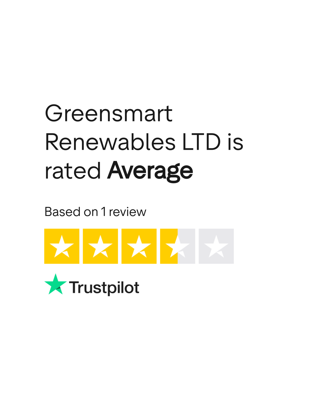 Greensmart Renewables LTD Reviews | Read Customer Service Reviews of ...