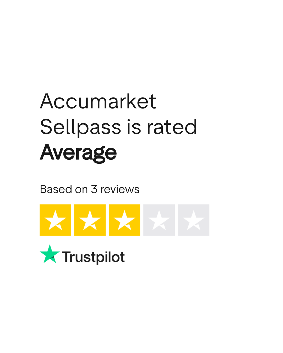 Accumarket Sellpass Reviews | Read Customer Service Reviews of ...
