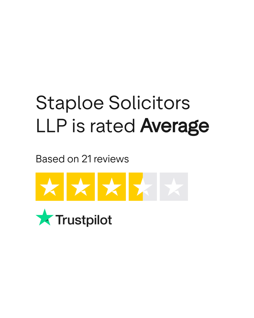 Staploe Solicitors LLP Reviews | Read Customer Service Reviews of ...