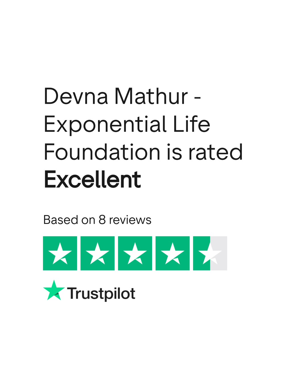 Devna Mathur - Exponential Life Foundation Reviews | Read Customer Service Reviews of ...