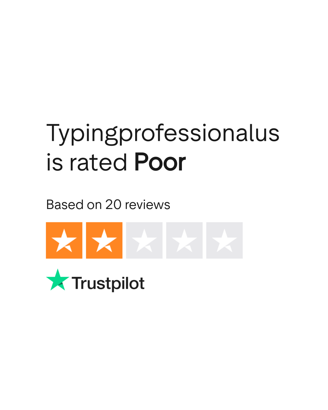 Typingprofessionalus Reviews | Read Customer Service Reviews of ...