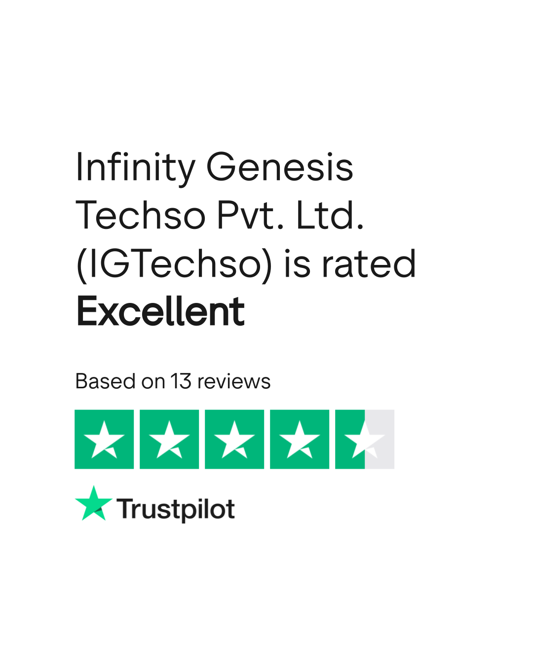 Infinity Genesis Techso Pvt. Ltd. (IGTechso) Reviews | Read Customer Service Reviews of igtechso.com