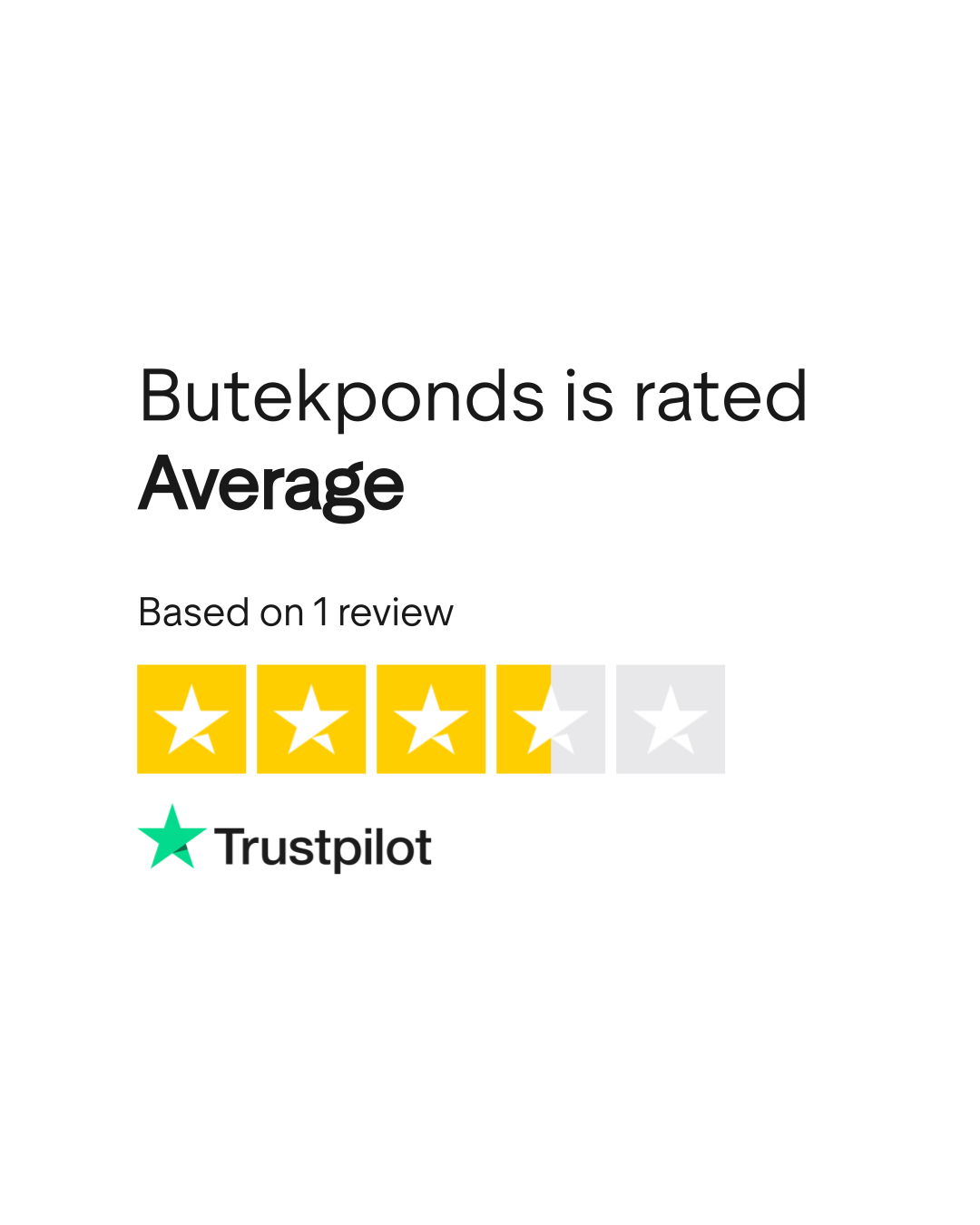 Butekponds Reviews | Read Customer Service Reviews of butekponds.co.uk