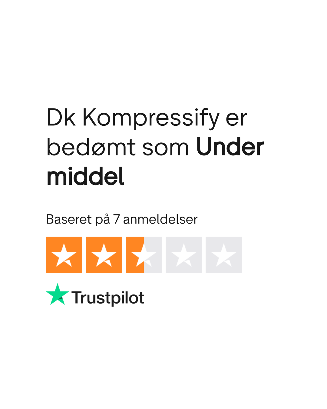 Anmeldelser af Dk Kompressify | Læs kundernes anmeldelser af dk.kompressify.com