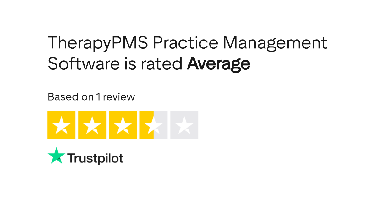 TherapyPMS Practice Management Software Reviews | Read Customer Service ...