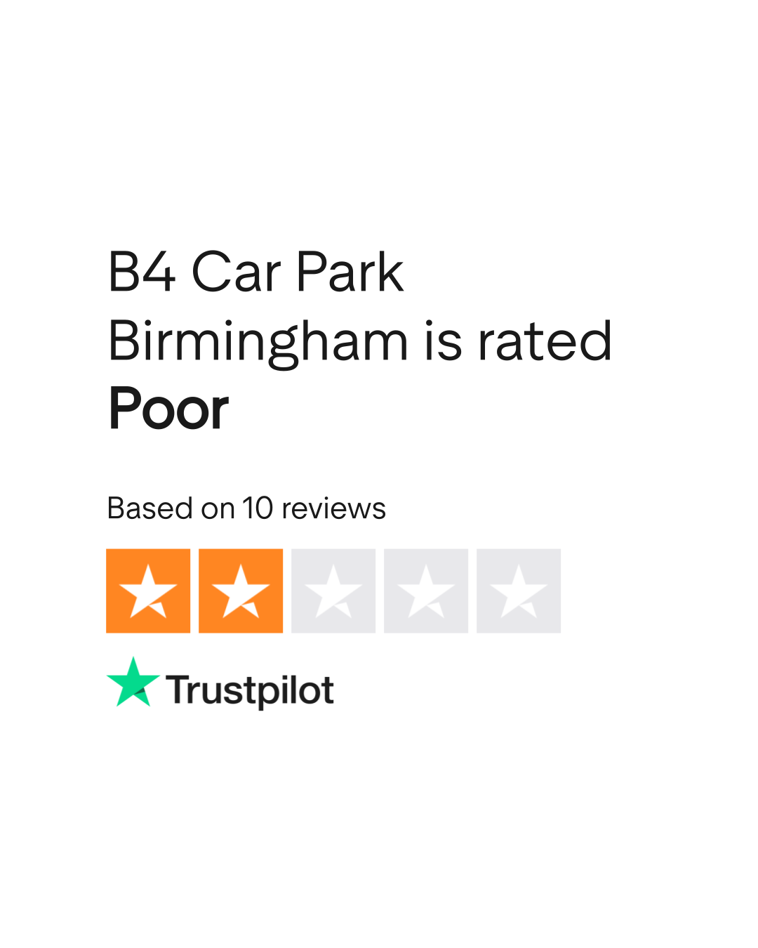 B4 Car Park Birmingham Reviews | Read Customer Service Reviews of ...