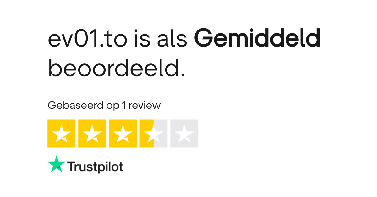 ev01.to reviews | Bekijk consumentenreviews over ev01.to