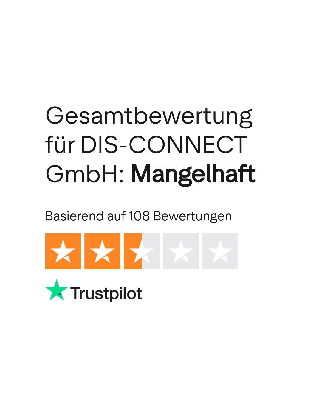 Bewertungen zu DIS-CONNECT GmbH | Lesen Sie Kundenbewertungen zu dis ...
